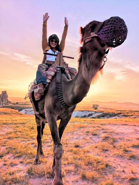 Sunrise and Sunset Camel Ride with Stunning Cappadocia Views - Key Points