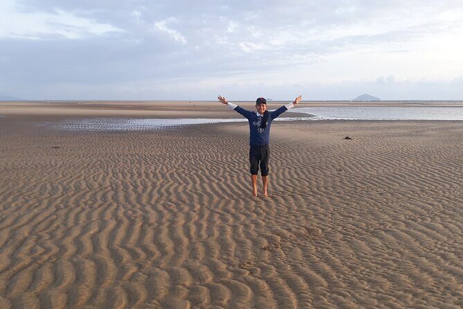 SUNRISE PHOTO at LONELY BEACH where RIVER MEETS OCEAN - The Sum Up