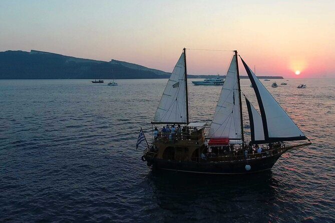 Sunset Cruise in Caldera of Santorini - A Relaxing Journey Through Santorini’s Iconic Landscape