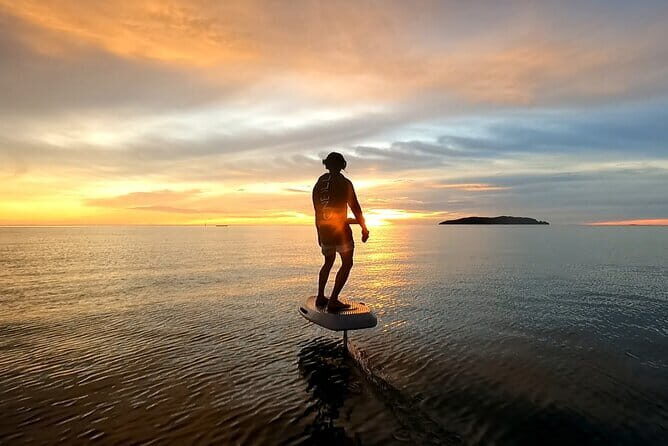 Sunset E-Foil Experience in Tanjung Aru Beach - Key Points