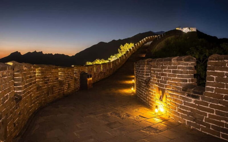 Sunset Glow at Mutianyu Great Wall Night Bus Tour+Ticket - Discovering the Magic of the Mutianyu Great Wall at Night: A Practical Review