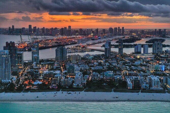 Sunset Miami Beach Private Airplane Tour - An Exciting New Perspective on Miami