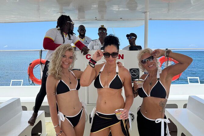 SUNSET PARTY CATAMARAN with DJ & transfers from Montego Bay - Transportation and Group Size