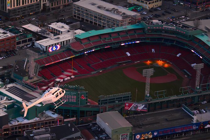 Sunset Premium Helicopter Tour Over Boston with Pickup Option - Post-Flight Relaxation and Refreshments