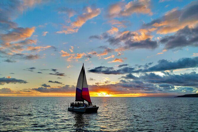 Sunset Sail on a Small Charming Hawaiian Catamaran Maalaea Harbor - Introducing the Sunset Sail on a Small Charming Hawaiian Catamaran in Maui