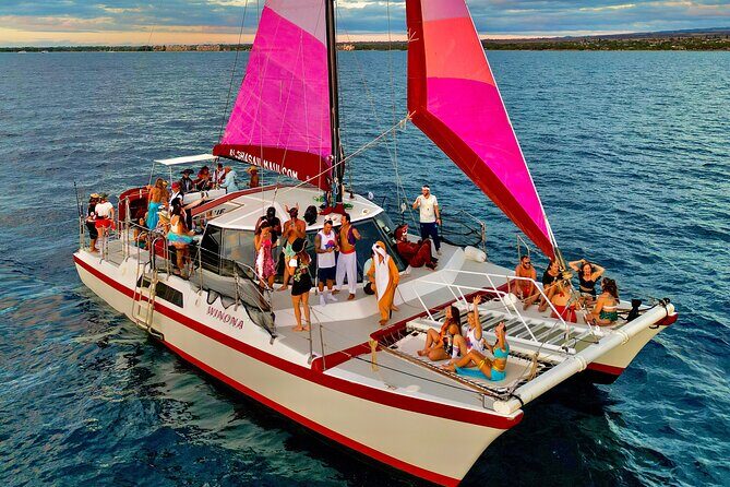 Sunset Sail on a Small Charming Hawaiian Catamaran Maalaea Harbor - The Practical Details