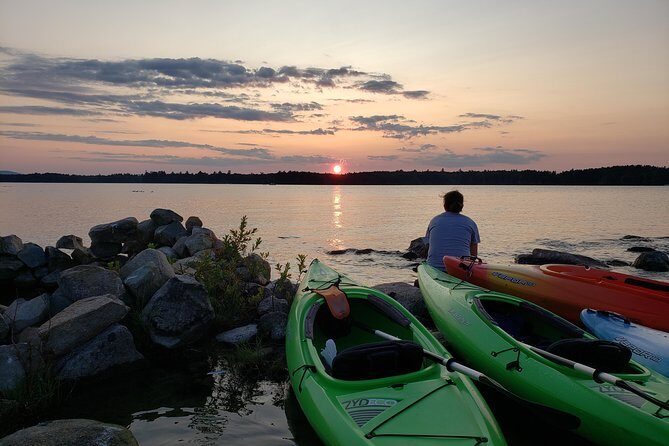 Sunset Tour by Kayak on Sebago Lake Maine - The Sum Up
