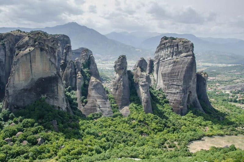 Sunset Tour in Meteoras Stone Forest with Greek Dinner - Key Points