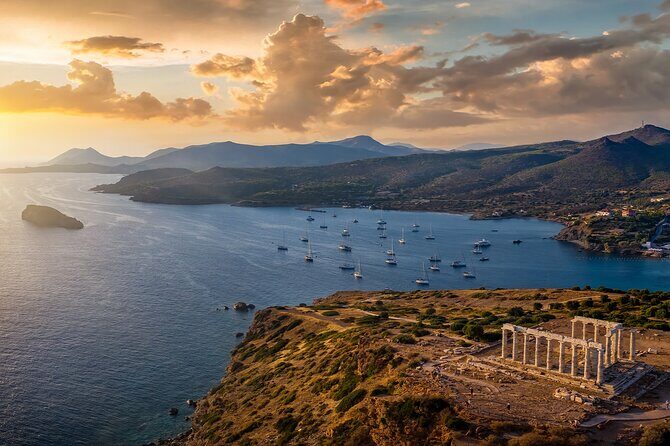 Sunset tour to Cape Sounio Poseidon Temple And Athens Riviera 5h - The Overall Value