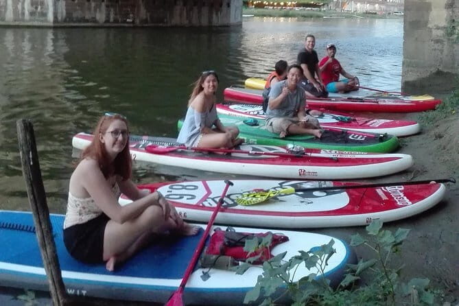 SUP at Ponte Vecchio with a Floating Drink - Florence Paddleboarding - An Unusual Way to Experience Florence
