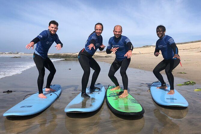 Surf Lessons in Porto with transfer at Porto Surf School - In The Sum Up