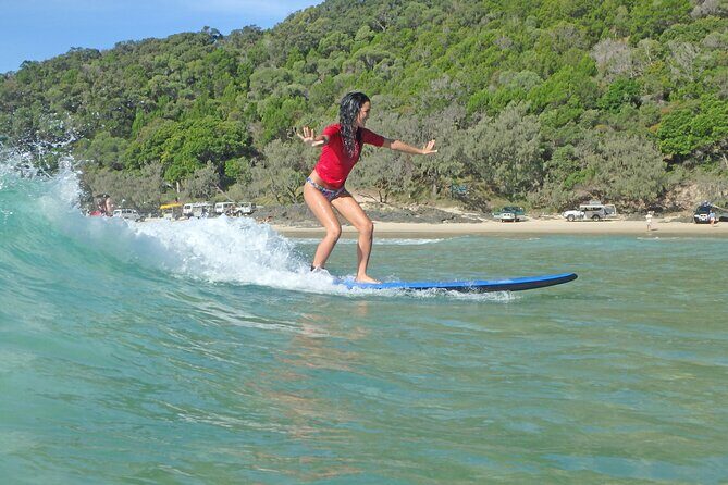 Surf Safari & Beach 4WD Day Tour to Double Island Point - Key Points
