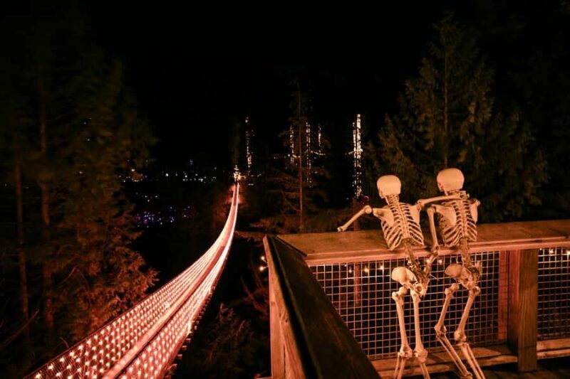 Suspended at Capilano Bridge A 7-Stop Halloween Private Tour - FAQ