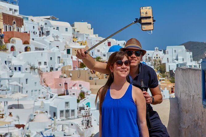 SUV Santorini Highlights Private Tour - End with a Taste of Santorini’s Wine