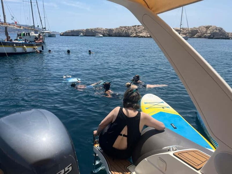 Swimming and snorkeling in the Frioul creeks - Key Points