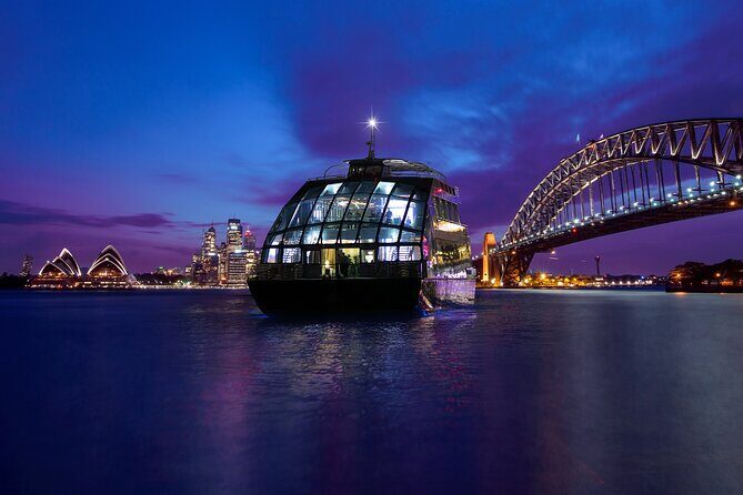 Sydney Harbour Glass Boat Dinner Cruise with 4 Course Meal - Key Points