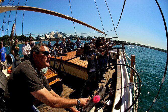 Sydney Harbour Tall Ship Laser Clay Shooting with Mast Climb - Who Will Love This Tour?