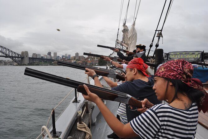 Sydney Harbour Tall Ship Laser Clay Shooting with Mast Climb - The Sum Up