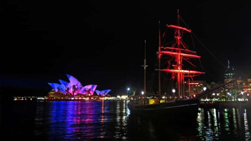 Sydney Harbour: Tall Ship Vivid Dinner Cruise - A Closer Look at the Tall Ship Vivid Dinner Cruise