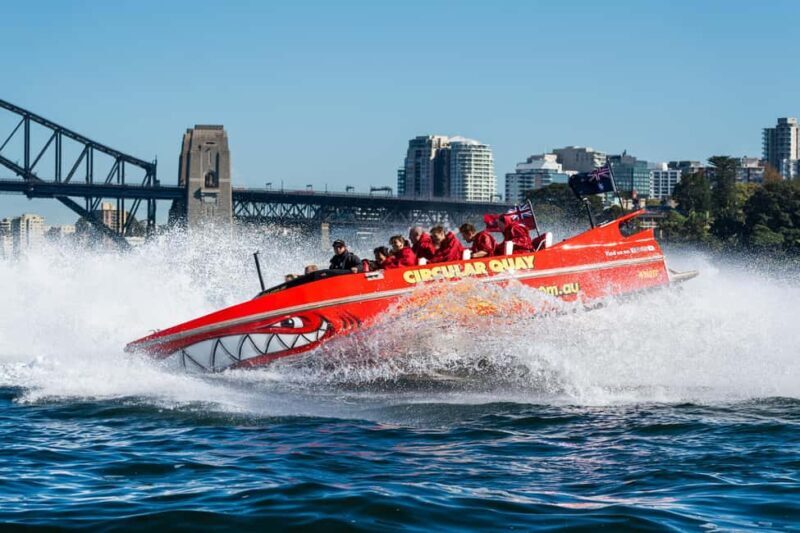 Sydney: Jet Boat Adventure Ride from Circular Quay - An Exciting Introduction to Sydney Harbour