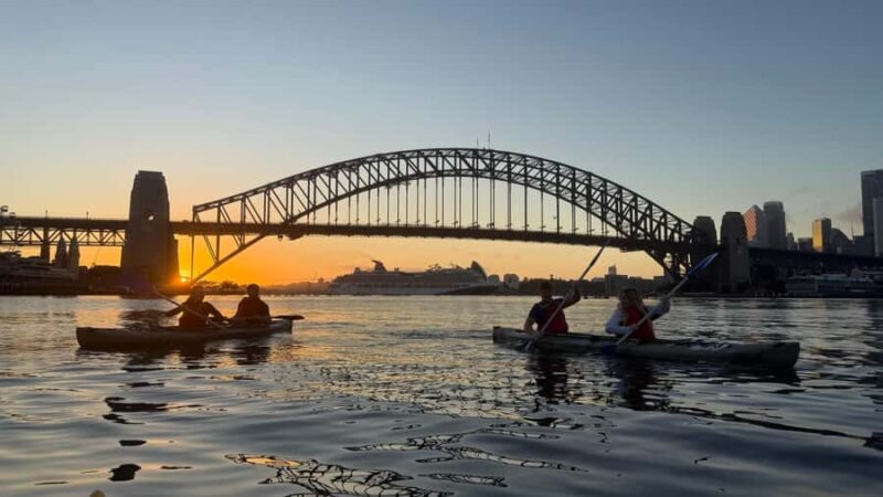 Sydney Sunset Private Kayak Opera House & Harbour Bridge - Key Points