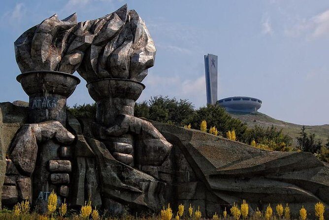 Symbol of the Communism Buzludzha monument and the Rose valley - Introduction