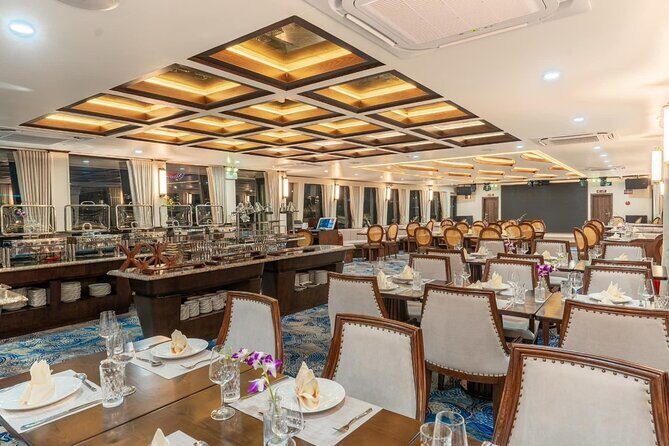 Symphony Cruise - Day Tour from Halong Harbor with PICKUP - FAQs