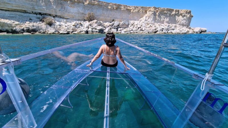 Syracuse: Coast and Sea Caves Full Transparent Boat Tour - Key Points