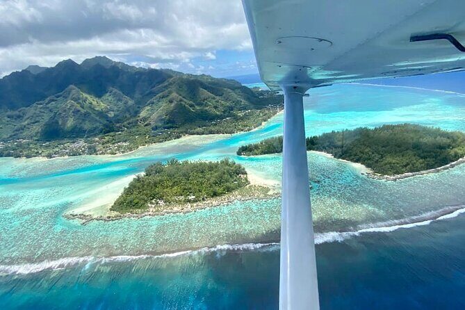 Tahiti: Tour of the island with Taxi Boat and flyover by private plane - Summary