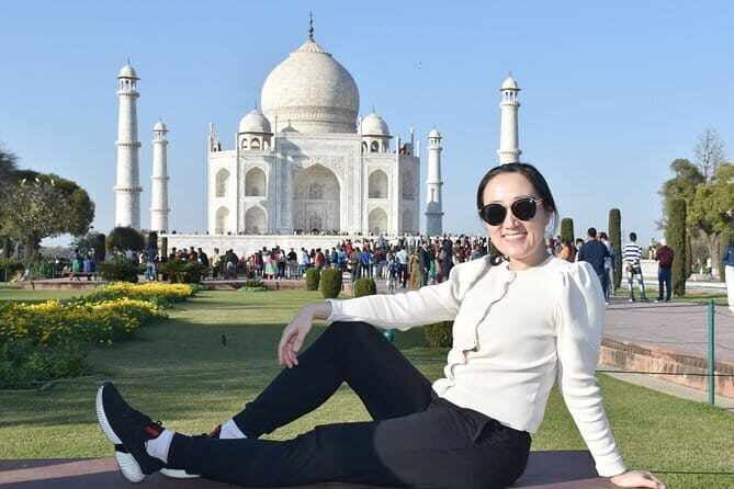 Taj Mahal Sunrise & Sunset Overnight Private Tour from Delhi - Key Points