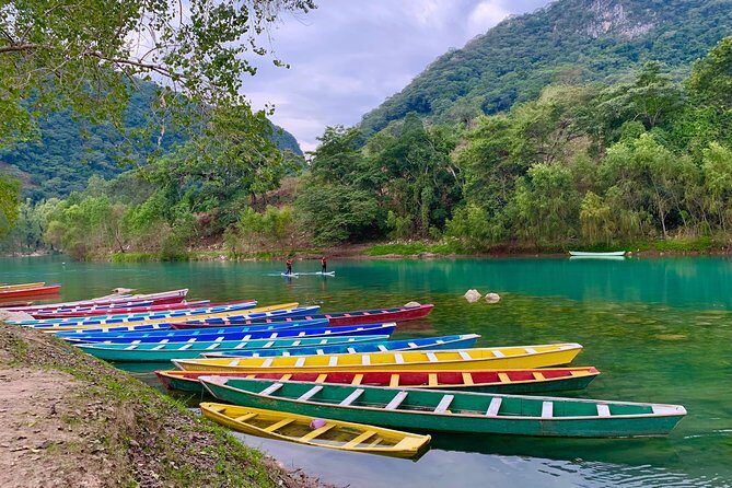 Tamul waterfall and water cave on a wooden canoe - An In-Depth Look at the Tamul Waterfall and Water Cave Tour