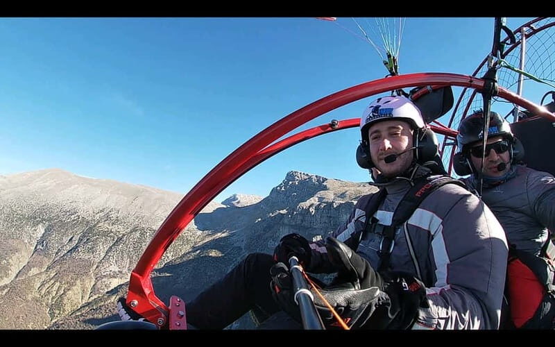 Tandem flight with paramotor from above ioannina zagori - Logistics and Practical Tips