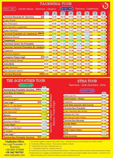 Taormina: Hop-On Hop-Off Green Line Godfather Bus Tour - Touring Sicily’s "Godfather" Filming Locations: What You Need to Know