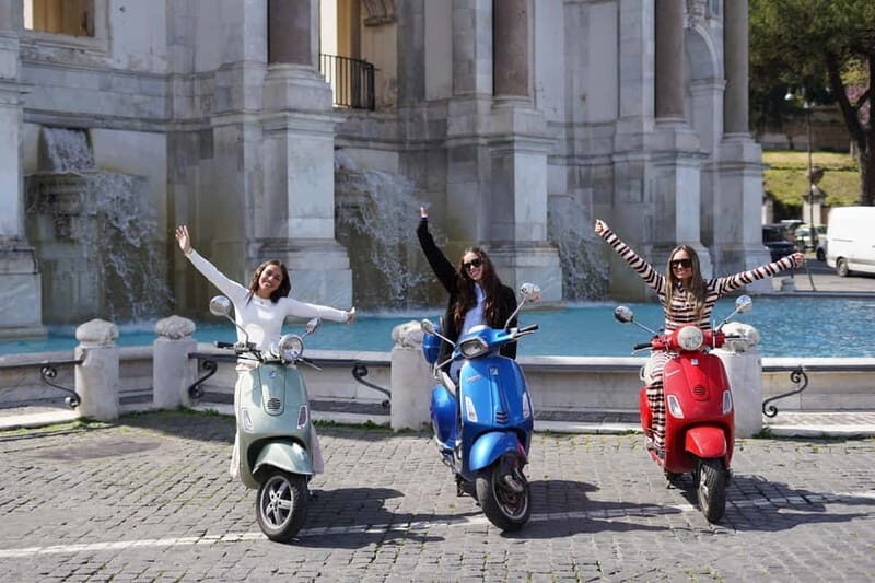 Taste, Explore, Capture-All inclusive Vespa Tour in Rome - Detailed Breakdown of the Itinerary