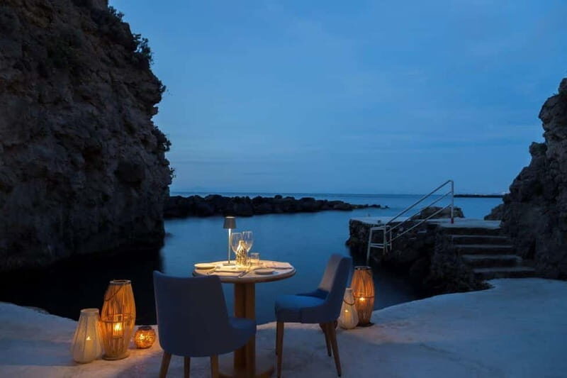 Tasting dinner by the sea with exclusive use of the bay - FAQ