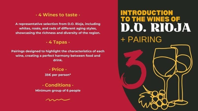 Tasting: "Introduction to Wines of D.O. Rioja" + Pairing - What Makes Rioja Wines Unique?