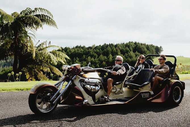 TAURANGA SHORE EXCURSION: Epic 25 min V8 Trike tour of Mt Maunganui & Tauranga - The Itinerary Breakdown