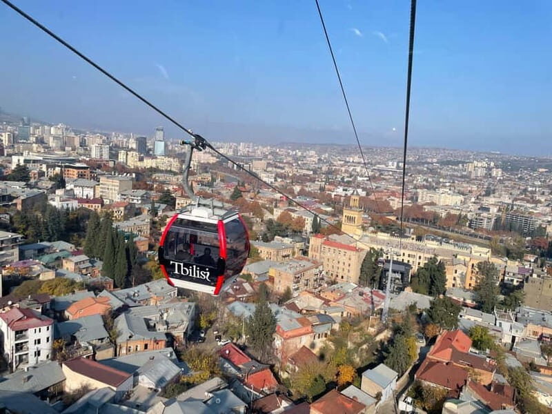 Tbilisi:New cable car, Mtatsminda with Lagidze water Tasting - Key Points