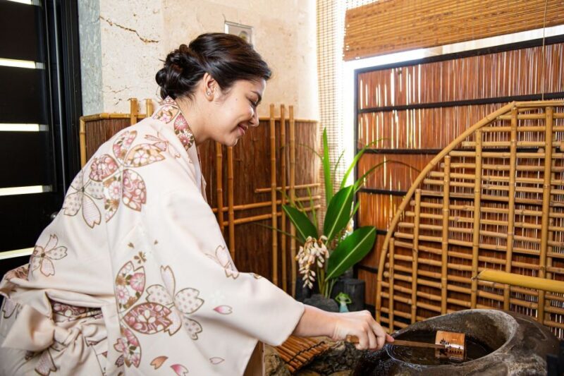 Tea Ceremony experience with simple kimono in Okinawa - A Closer Look at the Experience