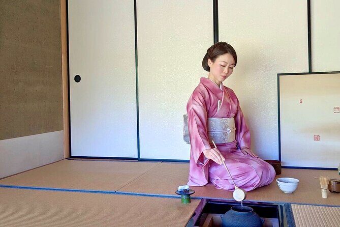 Tea Ceremony in a Japanese painter's Garden in Kyoto - Key Points