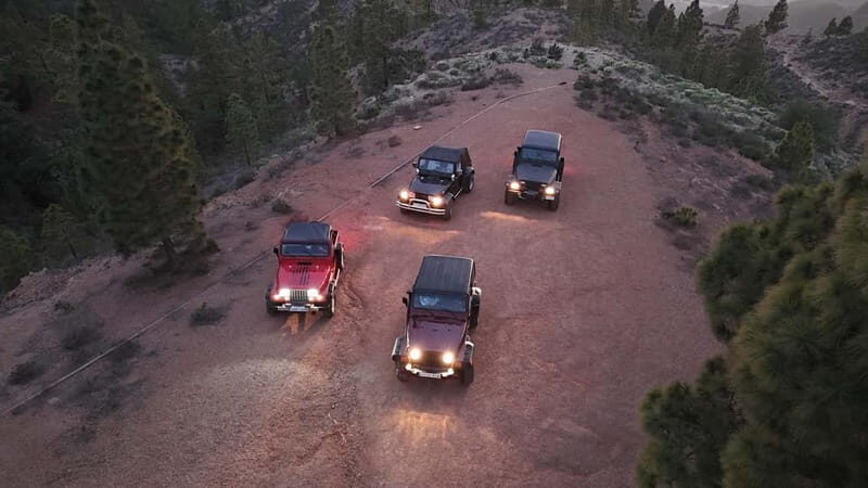 Tenerife: Wrangler jeep tour in the volcano teide at sunset - An Authentic and Scenic Adventure in Tenerife
