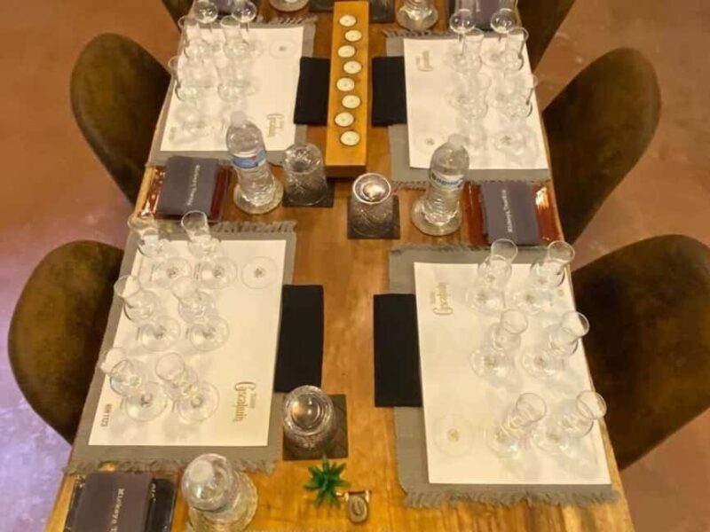 Tequila and Mezcal tasting in an educational tasting room - Authentic, Unpretentious, and Memorable