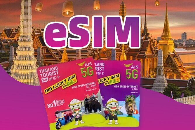 Thailand Bangkok eSIM: 5~10 Days Plan Unlimited Data & Call 4G/5G - Key Points