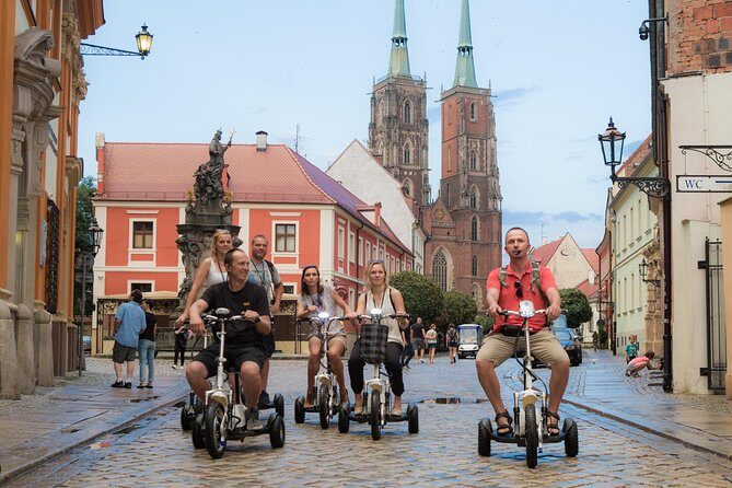 The Classic E-Scooter (3 wheeler) Tour of Wroclaw - everyday tour at 6:00 pm - An Overview of the Tour Experience