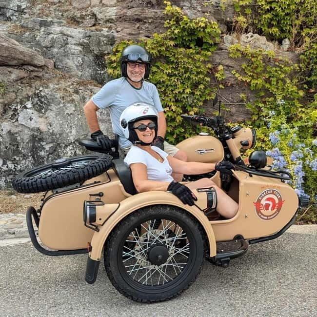 The Corniche d'Or  Sidecar-Cannes - Authentic, Photogenic, and Fun