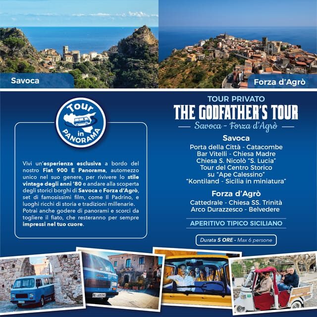The GODFATHER'S Tour - Savoca and Forza d'Agrò - Key Points