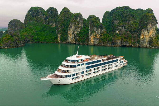 The most Luxury Day Cruise with transfer from Ha Noi & Drink - Key Points