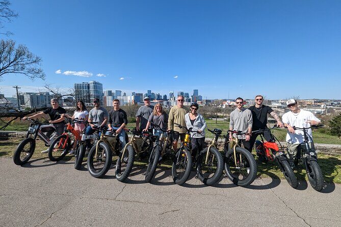 The Original Music City Electric Bicycle Guided City Tour 16miles - Discovering Nashville on an Electric Fat Tire Bike