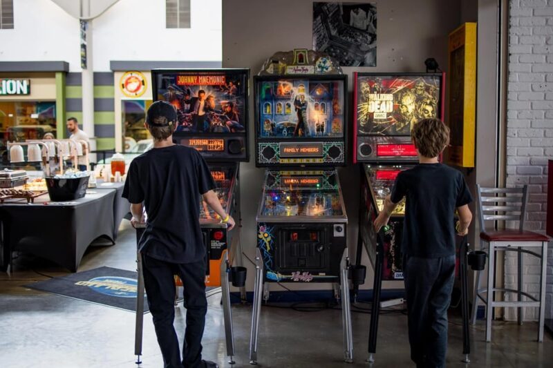 The Pinball Palace at Dezerland Park Admission - The experience in action
