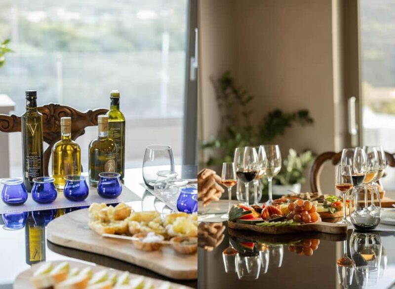 The Ultimate Olive Oil & Wine Tasting Combo - The Olive Press Tour: From 19th Century to Modern Techniques
